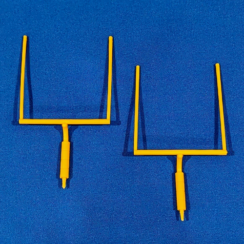5" Original Tudor Electric Football Orange/Yellow Goal Posts for Tudor ...