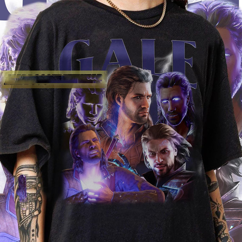 Vintage 90s Gale Baldurs T-shirt, Game BG3 Tee Gift for Women and Men ...