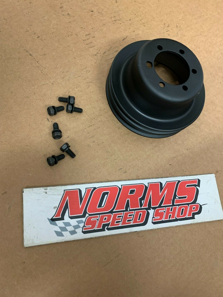 Double Groove Crank Pulley Mopar Power Steering 383 440 1962-1968 with ...