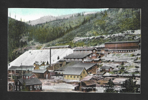 Vintage 1907 Postcard, MULLAN IDAHO, Morning Mill Silver Mine (Factory ...