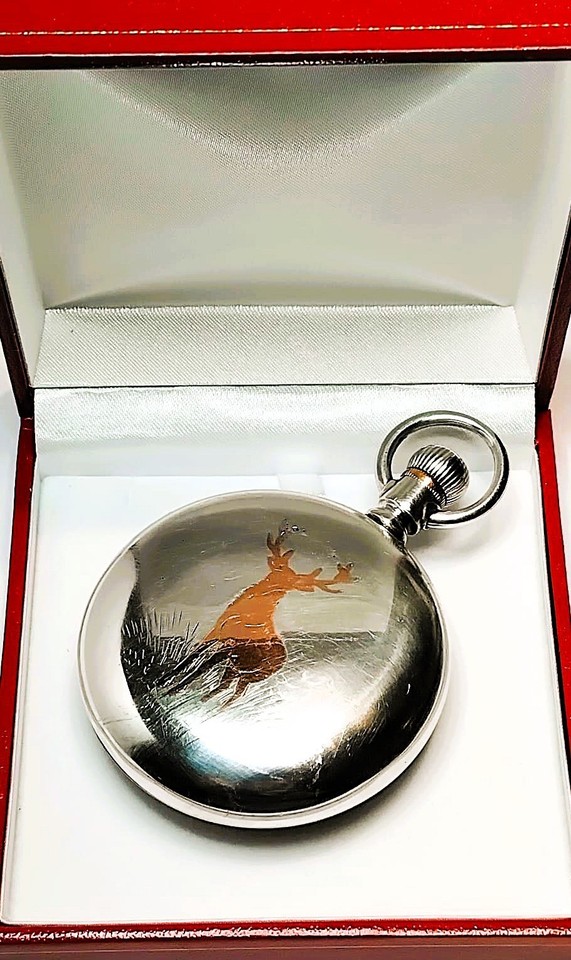 👀😮SOLID SILVER S/OUT HAMILTON, GR:926, 18s, 17Js OPEN FACE POCKET WATCH ...