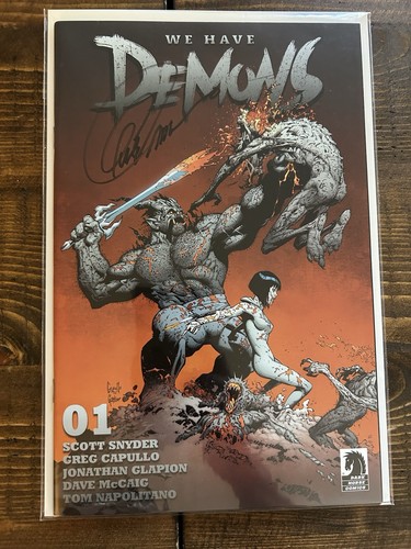 We Have Demons #1 Greg Capullo Signed Exclusive Dark Horse Comics LTD ...