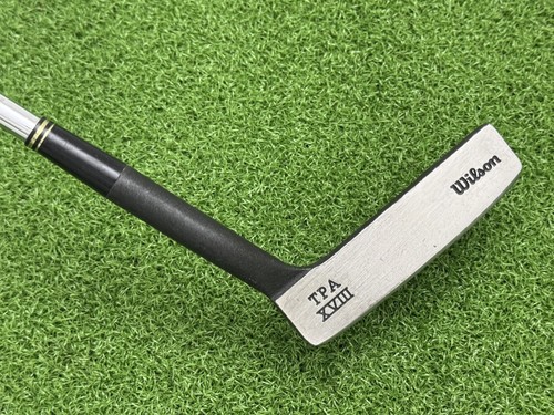 RARE Wilson Golf TPA XVIII PUTTER Left Handed Steel 35" Length Pro Arch ...