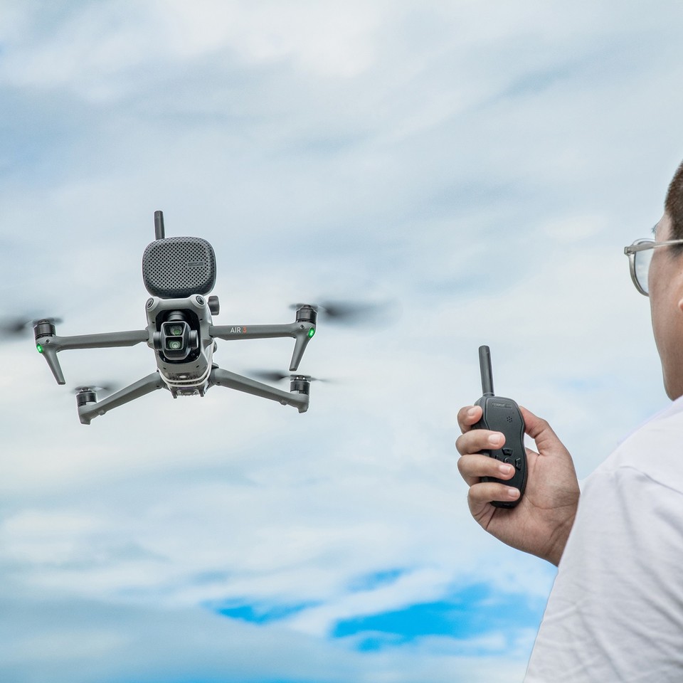 Wireless Speaker Remote Control Loud Drone Megaphone For DJI Mavic 3 ...