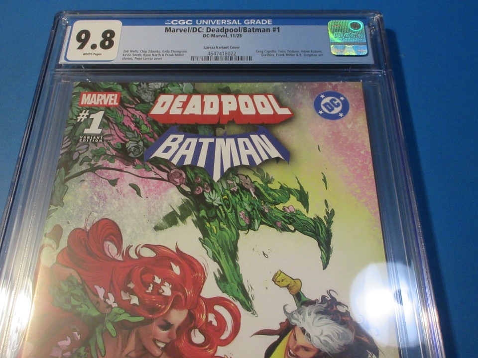 Deadpool Batman #1 Larraz variant CGC 9.8 NM/M Gorgeous Gem Wow | eBay