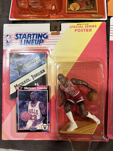 Michael Jordan Starting Line Ups- Set Of 2 | eBay