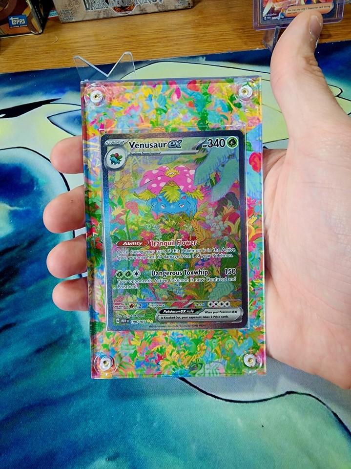 Pokemon 151 Bulbasaur 166, Ivysaur 167 & Venusaur 198 Custom Display ...