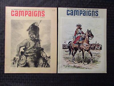 1976 CAMPAIGNS Military Miniatures Magazine #4 9 LOT of 2 VG 4.0 | eBay