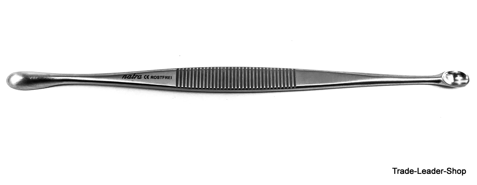 Volkmann bone curette 6x6 mm sharp spoon dental tissue surgery 17 cm/ 6 ...