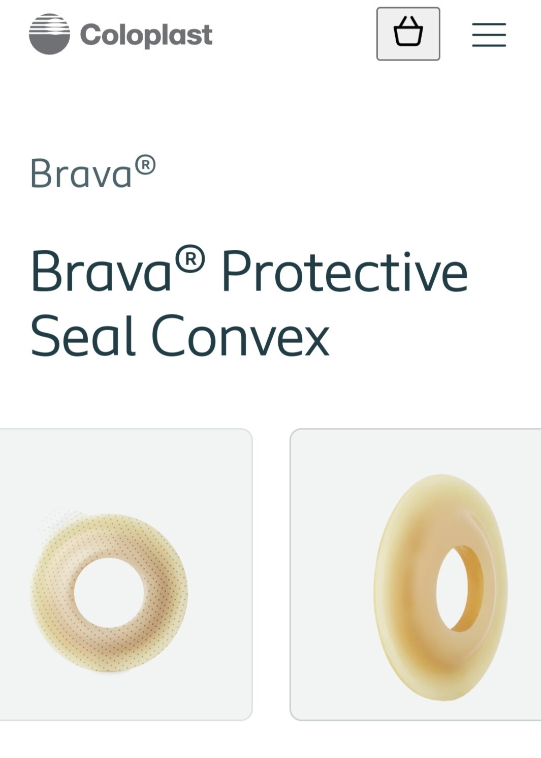 Coloplast 12095 Brava® protective seal, convex, box of 10 | eBay