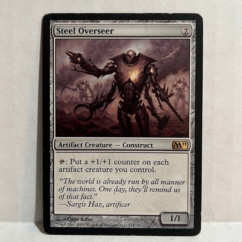 Steel Overseer M11 2011 Core Set 214/249 MTG Magic the Gathering MP | eBay