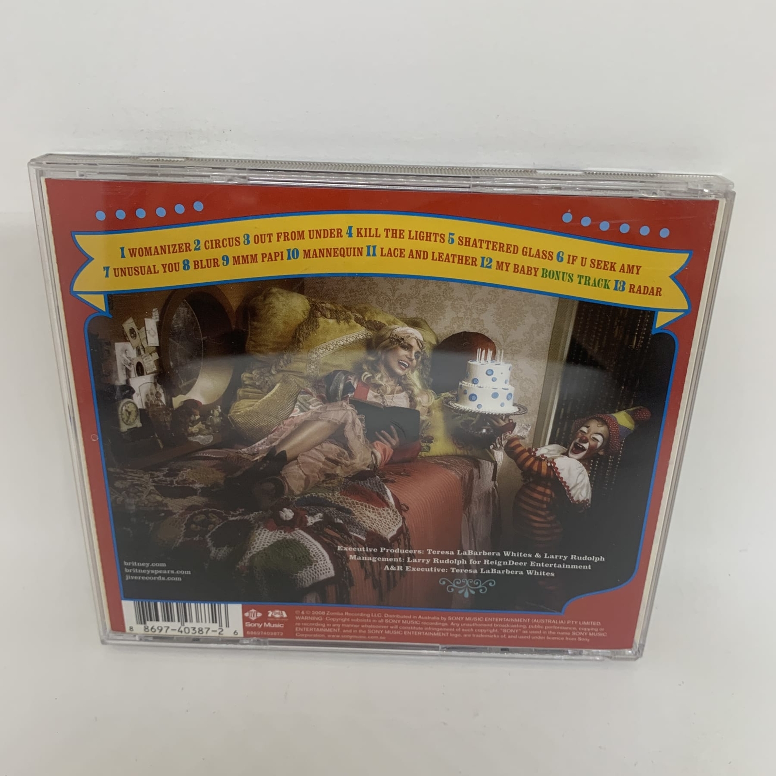 Britney Spears CIRCUS CD Album ACCEPTABLE CONDITION Free Postage ...