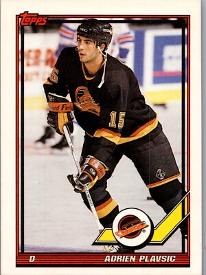 1991-92 Topps Hockey - #162 Adrien Plavsic | eBay