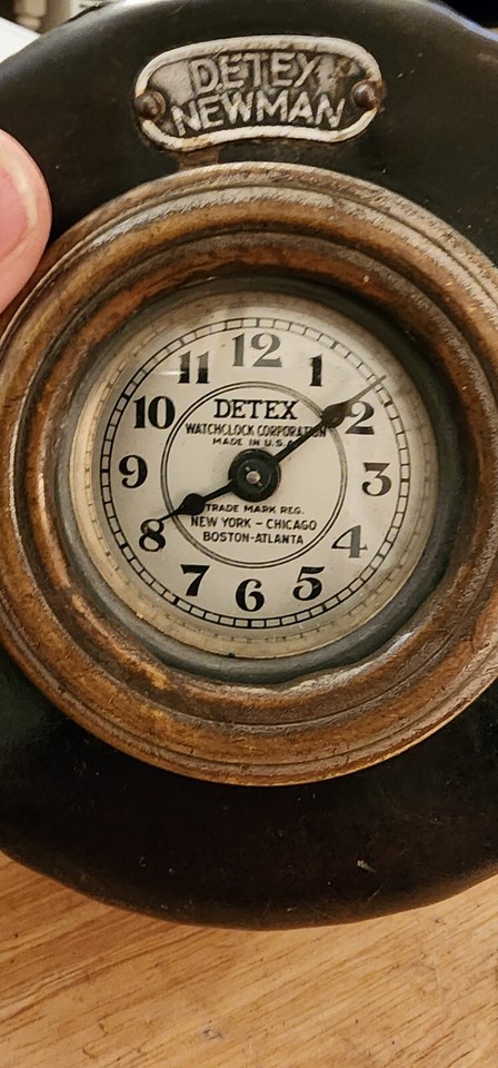 Detex Watchclock Corp. Watchman Clock Guardsmen Working 2 Keys | eBay