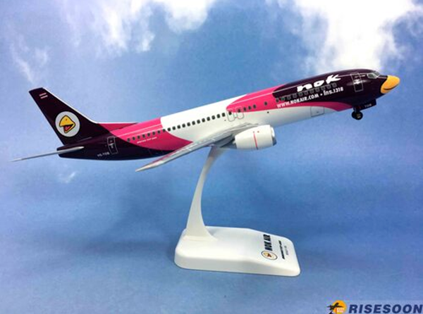 1:130 28CM RISESOON NOK BOEING 737-400 Passenger Airplane ABS Plastic ...