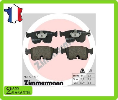 Zimmermann Kit de plaquettes de frein, frein à disque 5WA 698 151 N | eBay