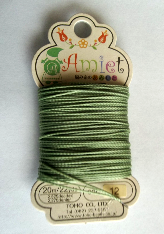 OLIVE Toho Co LTD. Amiet Polyester Beading Thread - 22yrds/20m | eBay