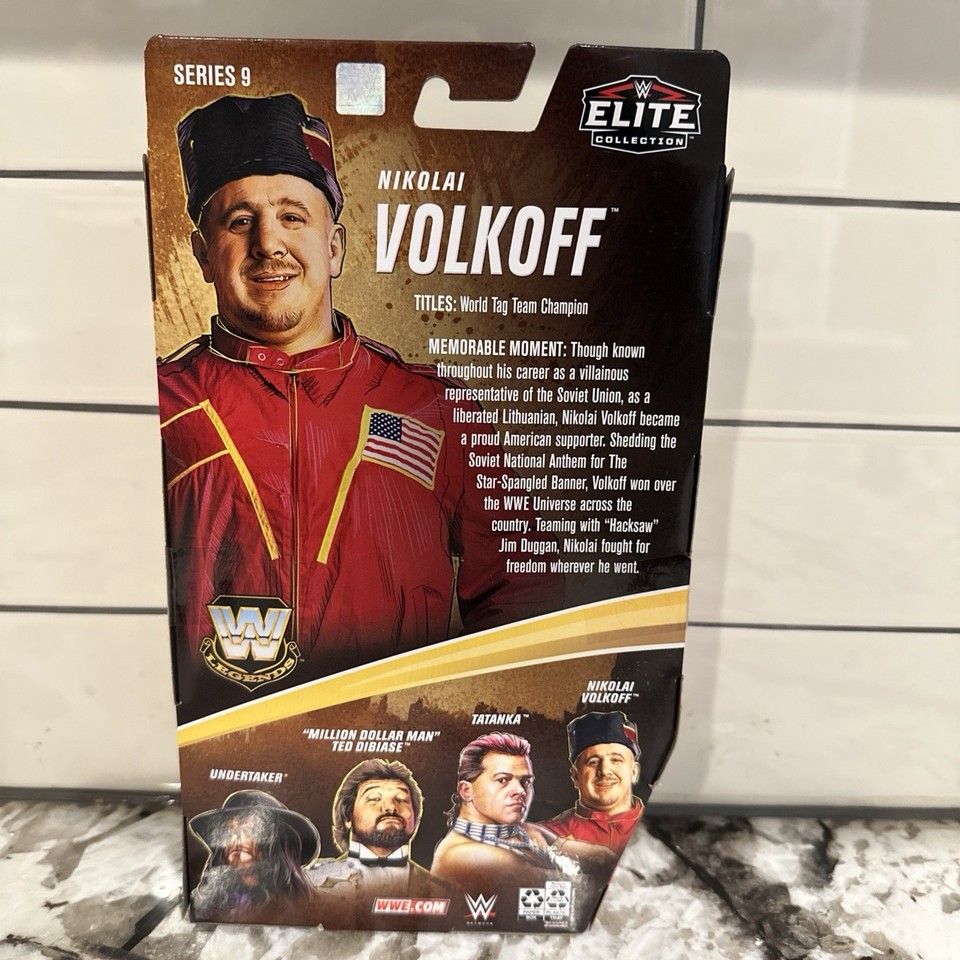 WWE Elite Legends Series 9 Nikolai Volkoff Target Exclusive Mattel Red ...