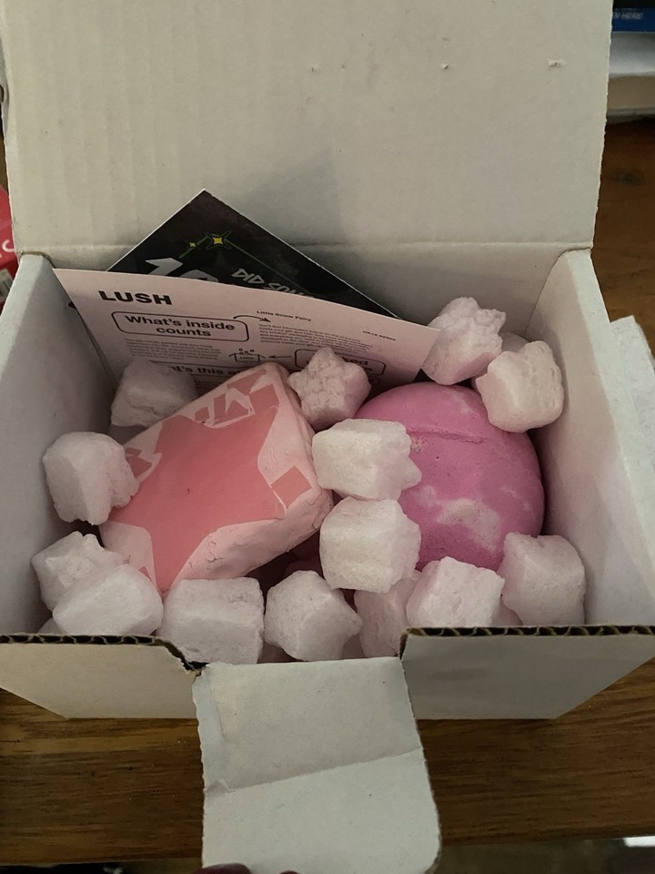 Brand New Lush Snow Fairy Bath Bomb Bubble Bar Shower Gel | eBay UK