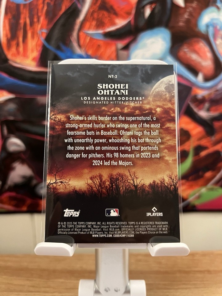 2025 Topps Update Series Shohei Ohtani Night Terrors NT-2 | eBay