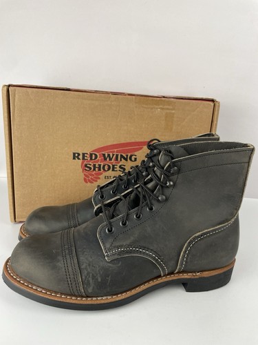 Red Wing Shoes Mens Iron Ranger 8086 Charcoal Rough & Tough Heritage ...