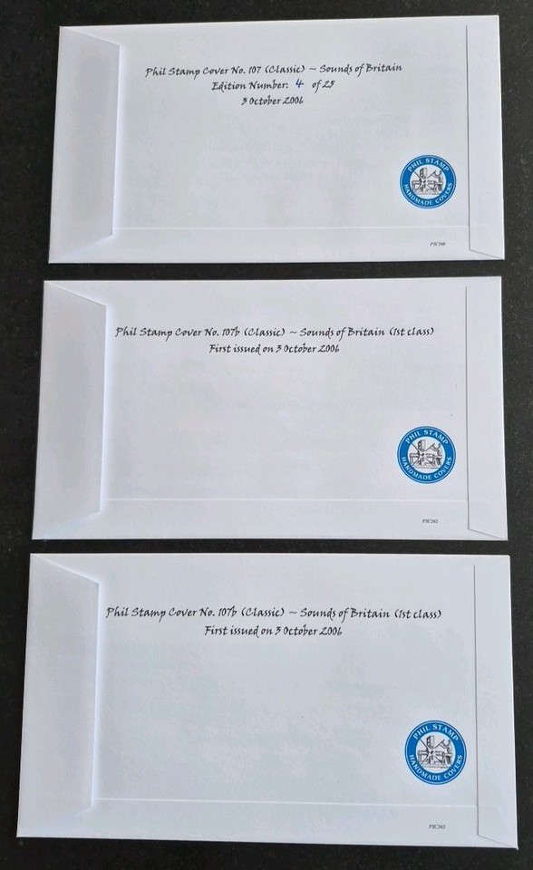 3xClassic Phil Stamp Limited Edition Beatles FDC's 2006/2007 ...