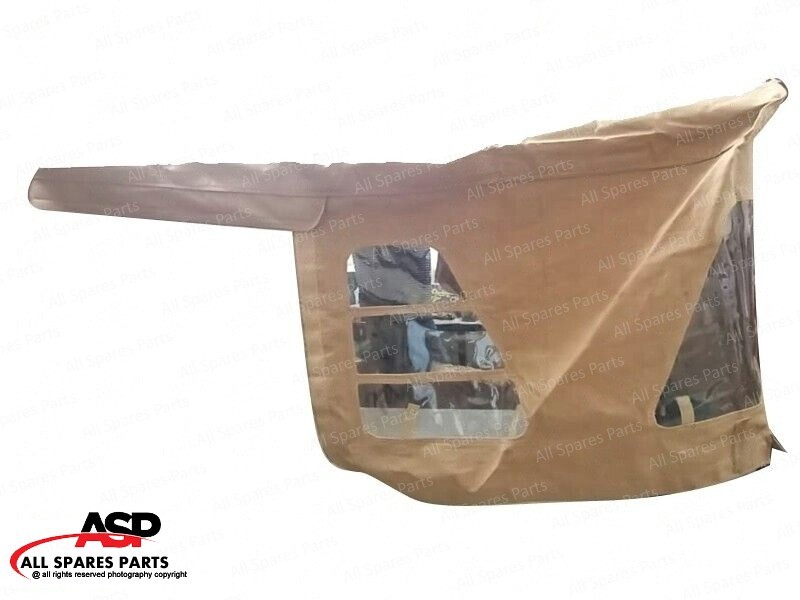 Canvas Soft Top for Jeep Willy CJ2A/CJ3A/CJ3B Fits Cross Bow Frame-Tan ...
