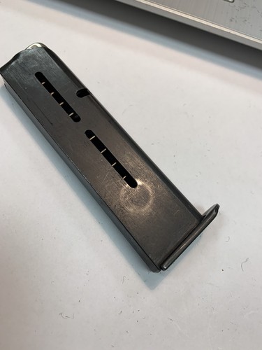 FACTORY STAR MODEL S Nickel 380 ACP 8 ROUND WIDE BASE MAGAZINE Bull ...