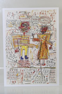 JEAN-MICHEL BASQUIAT: "SELF PORTRAIT..." 1982, rare Art-Postcard NEW | eBay
