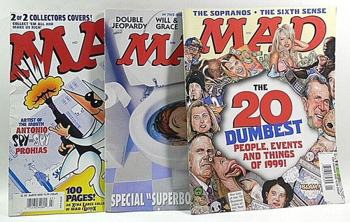 LOT OF 3 EARLY MAD MAGAZINES #389, #390, XL # 2 (2000) VG | eBay