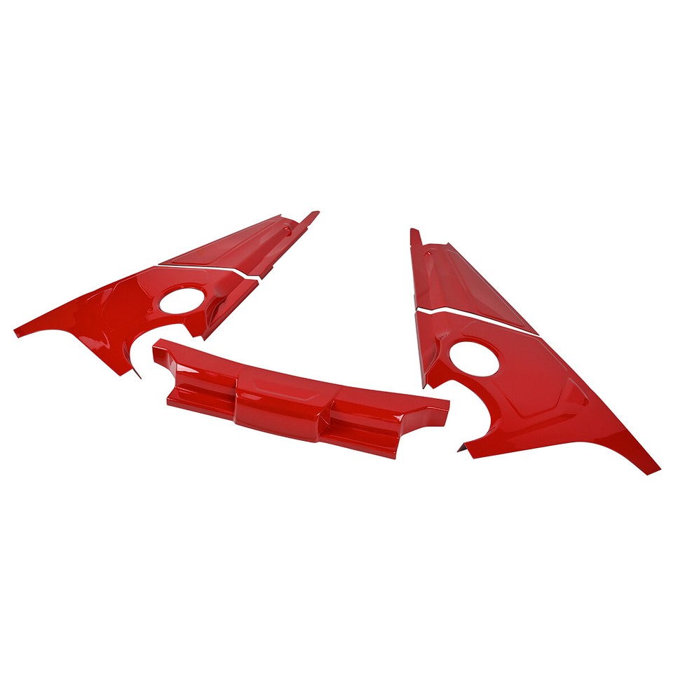 For Chevrolet For Corvette C8 Coupe Red Rear Engine Bay Full Cover ...