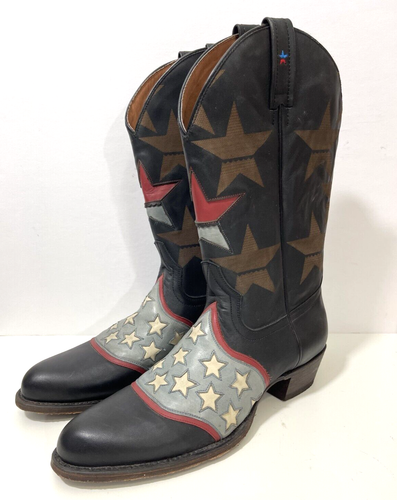 Redneck Riviera Mt Richmore Leather Flag Stars Stripes Western Boots ...