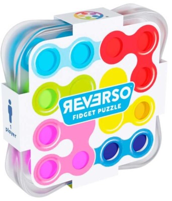 Smart Games Reverso Puzzle Game - 6 Flexible Pieces - Brain Training ...