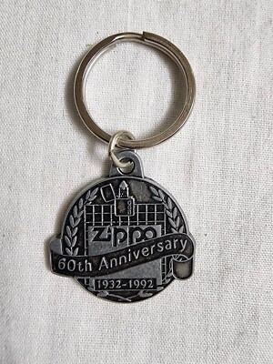 Zippo 1932-1992 60th Anniversary Key Holder Keychain. NEAR MINT UNUSED ...