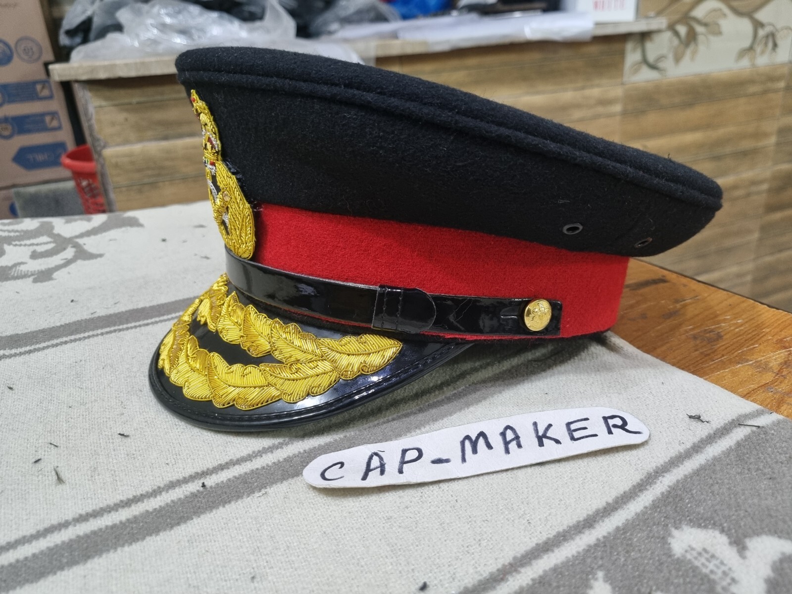 British Army General, Lieutenant General, Major General Peaked Cap ...