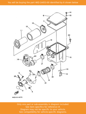 YAMAHA Joint, Air Cleaner 1, 4KD-14453-00 OEM YFB250 | eBay UK