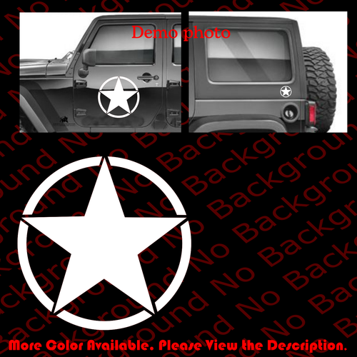 ARMY STAR Car/Window/Door For US Military Armed Services Vinyl Decal ...