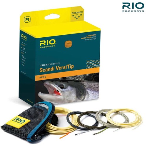 Rio Scandi Versitip Kit - Salmon Fly Fishing Kit - Line + 4 Versitips ...