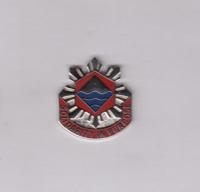 US Army 115th Engineer Group DUI crest c/b clutchback badge P-23 | eBay