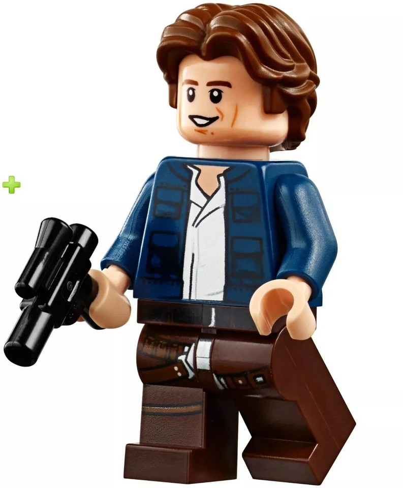 LEGO Star Wars Han Solo + Mynock Minifigure Bird 75192 75243 Millennium ...