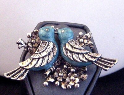 Vintage blue Bird Pin adorable | eBay