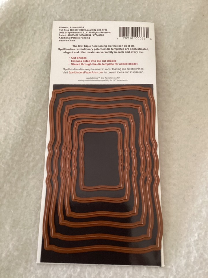 Spellbinders Nestabilities CURVED RECTANGLES S5-006 | eBay