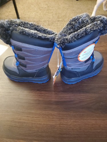 Wonder Nation Toddler Boys Size 6 Winter Boots Waterproof Temperature ...