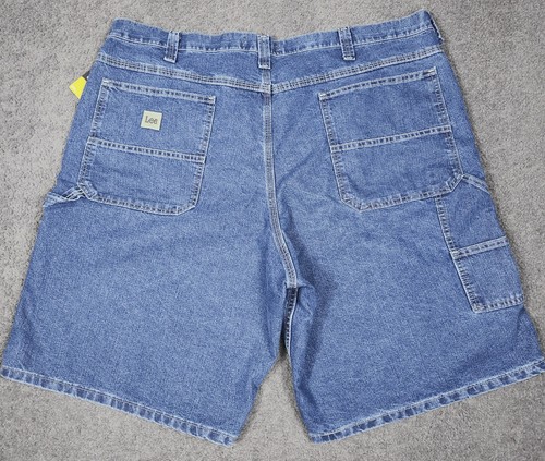 Men's Jeans Shorts Size 46 Blue Lee Work Carpenter Hammer Loop 11 ...