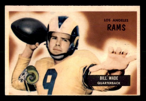 1955 Bowman Football #78 Bill Wade EX *e2 | eBay