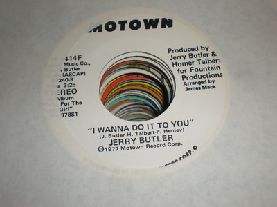 Jerry Butler 45 I Wanna Do It To You MOTOWN PROMO | eBay