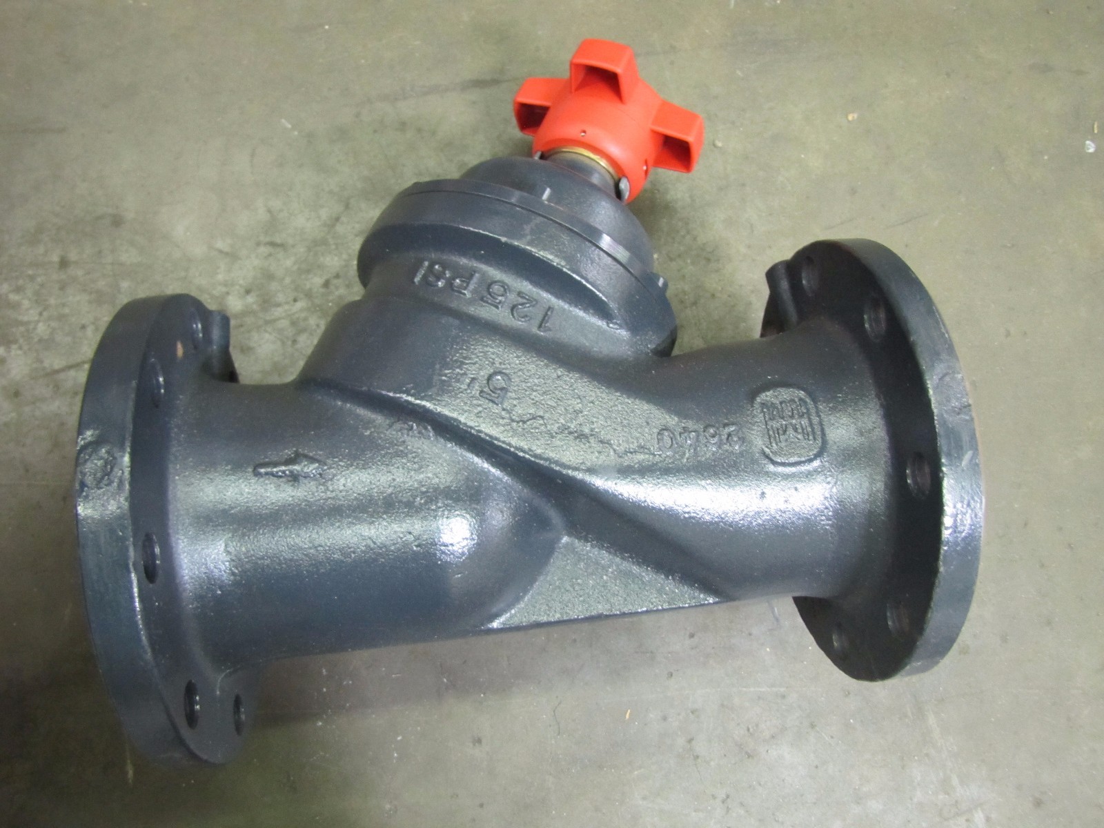 WHEATLEY 5125A 5" SWINGING CHECK VALVE 125 PSI 225 PSIW 9608 CAST IRON ...