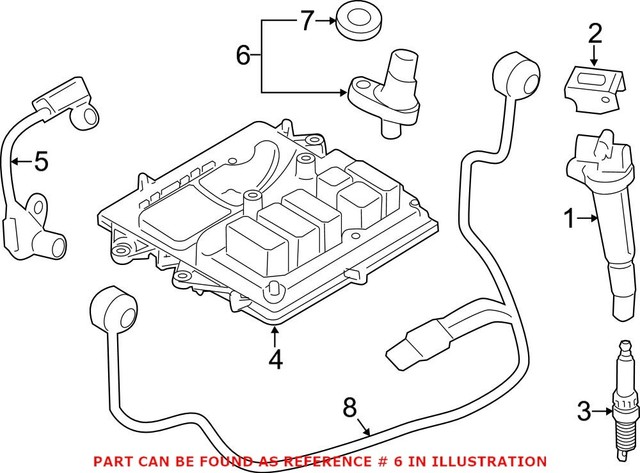 BMW OEM Engine Camshaft Cam Position Sensor 13627633958 for sale online ...