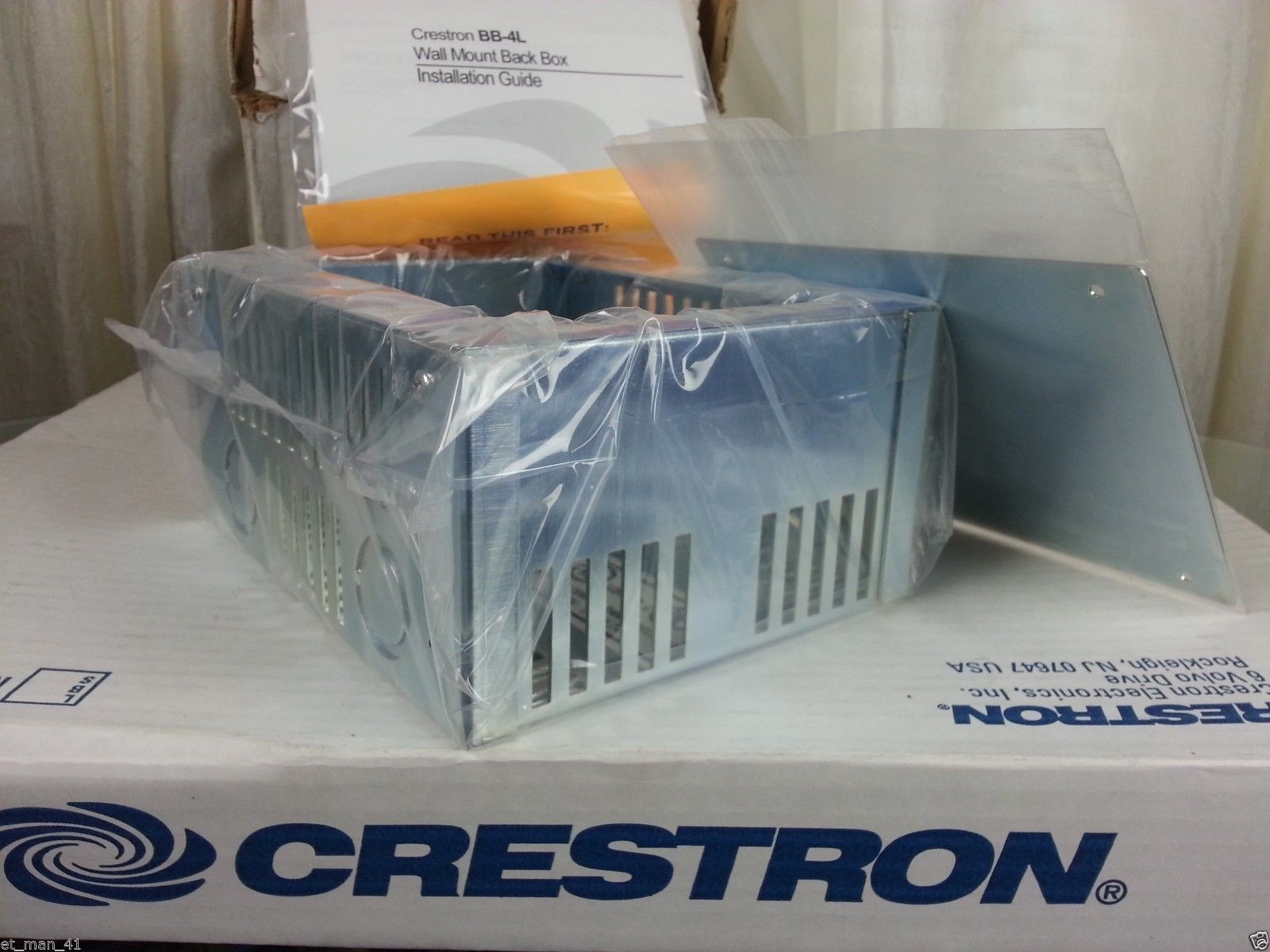 CRESTRON BB-4L Pre-Construction Wall Mount Back Box for TPS-4L NEW | eBay
