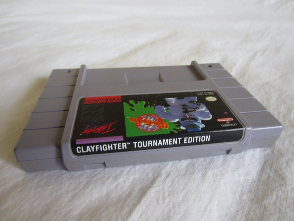 Clay Fighter Tournament Edition (SNES) Super Nintendo CIB Complete Box ...